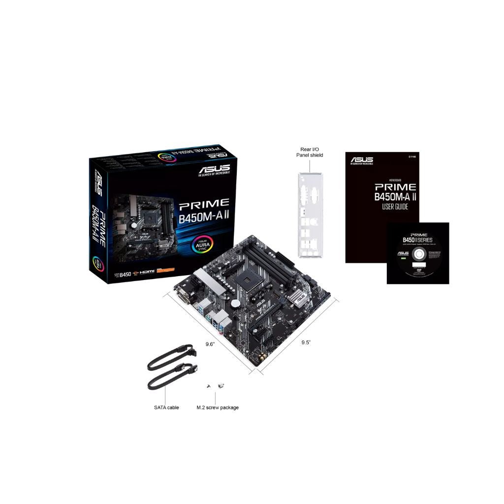 AMD Ryzen 5 5500 + ASUS PRIME B450M-A II Bundle | AM4 in Iraq
